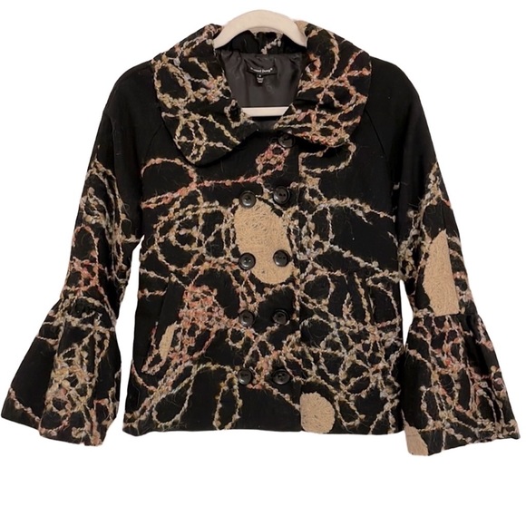 Samuel Dong | Jackets & Coats | Samuel Dong Womens Black With ...